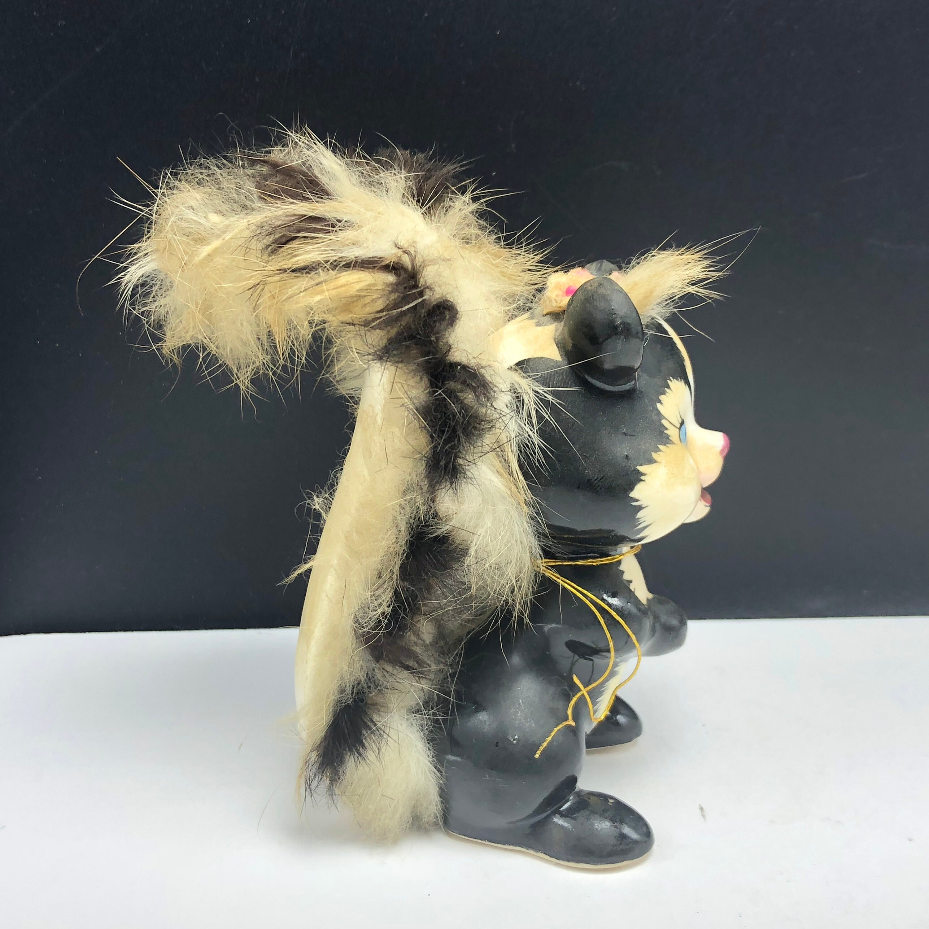NORCREST JAPAN SKUNK Rare Figurine Statue Sculpture Furry Tail - Etsy