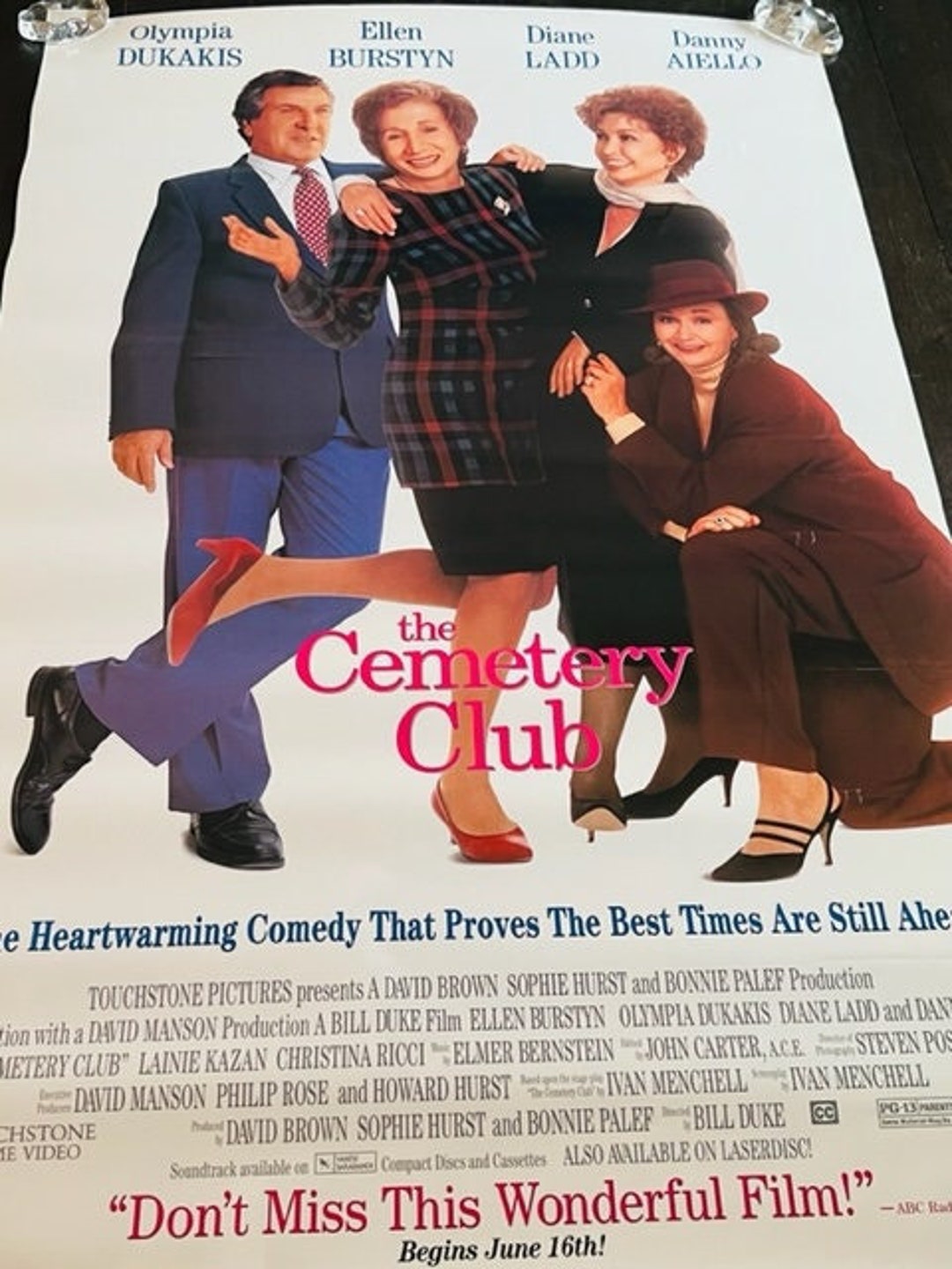 Movie Theater Cinema Poster Lobby Card 1993 Cemetery Club Olympia ...