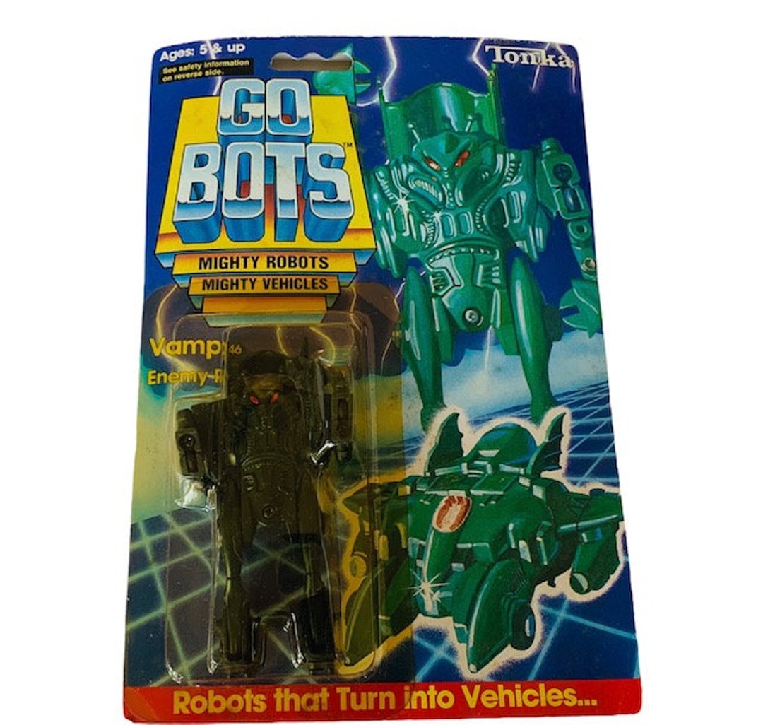 GOBOTS TONKA VAMP 1985 Vintage Transformer Action Figure Toy Moc ...