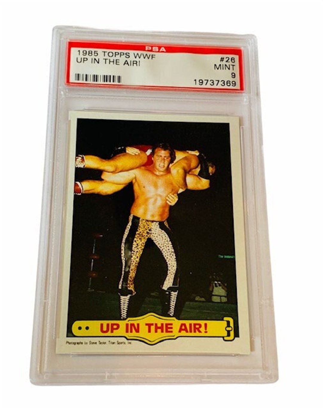 PRO WRESTLING CARD 1985 Topps Wwf Graded Psa Mint 9 Wwe Nwa Awa ...