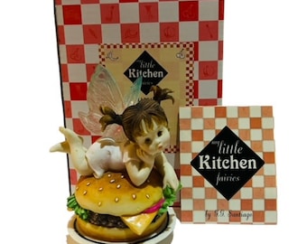 NEW My Little Kitchen Fairies CHEESBURGER FAIRIE Hamburger Fairy ...