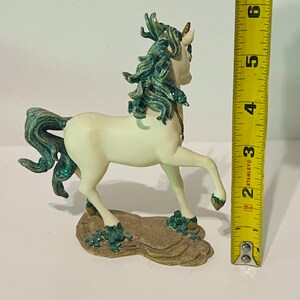 Unicorn Figurine Pegasus Hamilton Collection Emerald Isle Good Luck ...