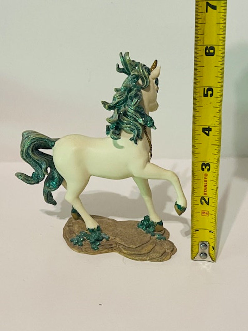 Unicorn Figurine Pegasus Hamilton Collection Emerald Isle Good Luck ...
