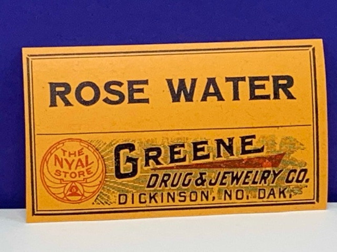 VINTAGE DRUG STORE Label Vintage 1930s Ephemera Paper Pharmacy ...