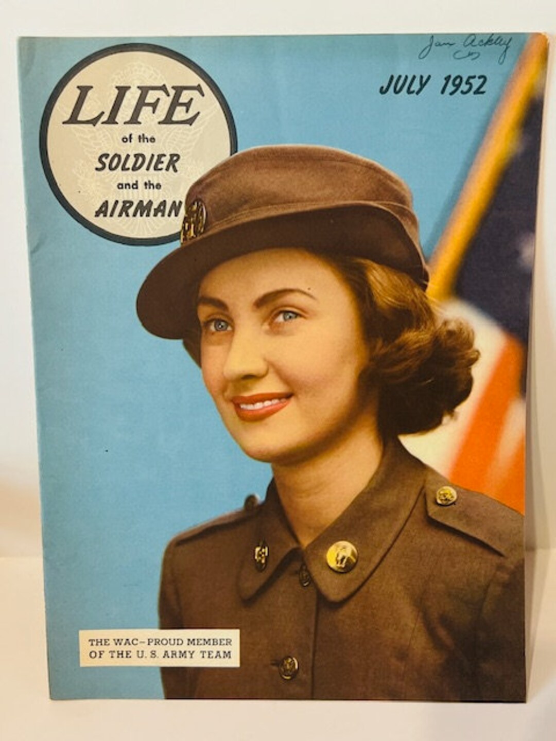 Life of the Soldier Magazine WW2 Home Front WWII Airmen 1952 July WAC ...