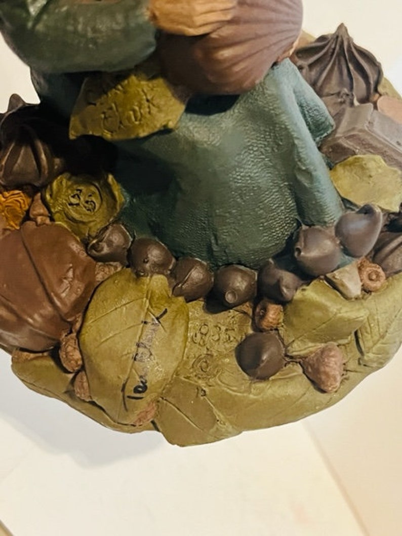 Tom Clark Gnome Figurine Vtg Sculpture Elf SIGNED Cairn Candy Gemini ...