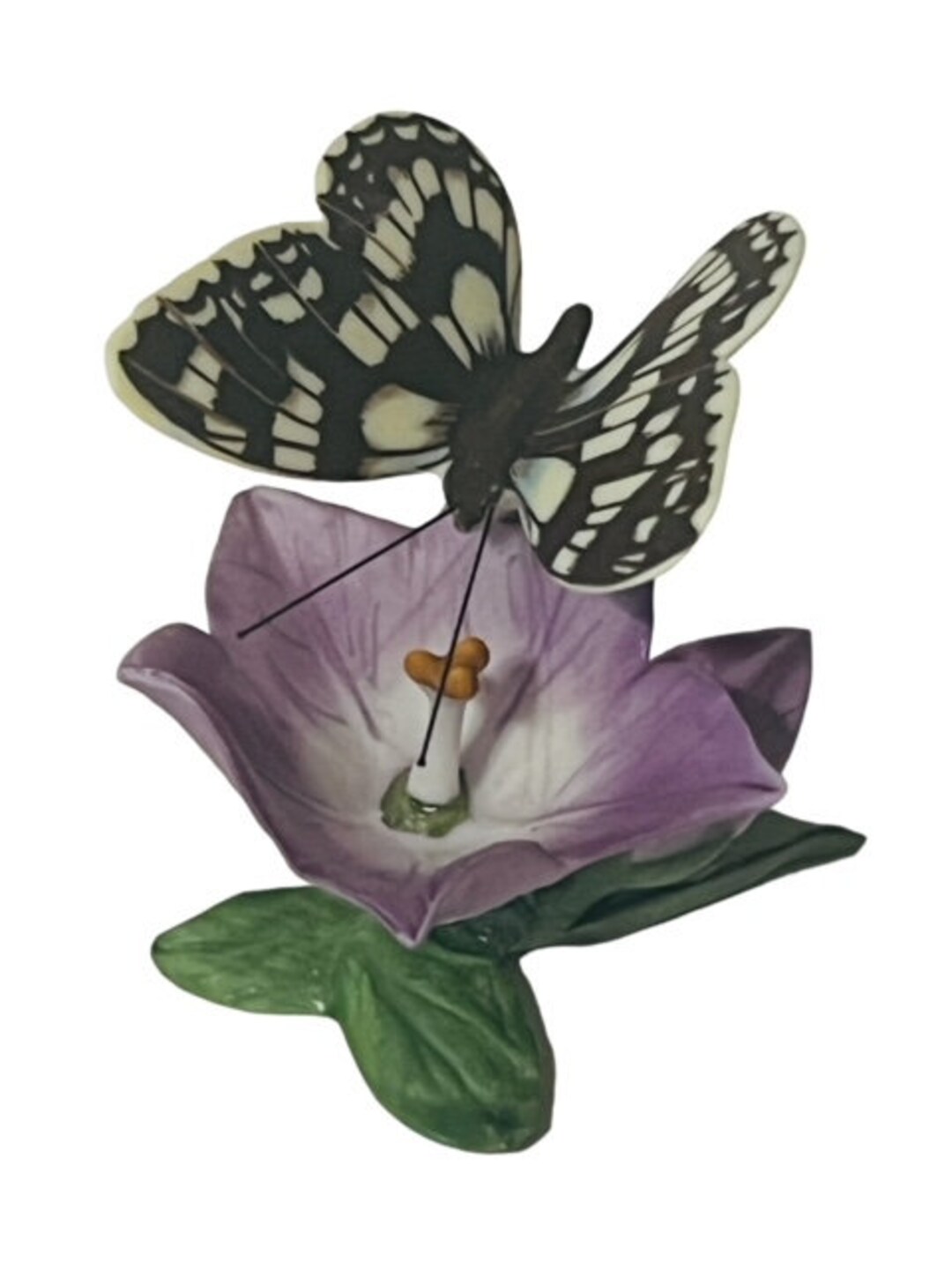 Butterfly Moth Figurine Franklin Mint Butterflies World Marbled White ...