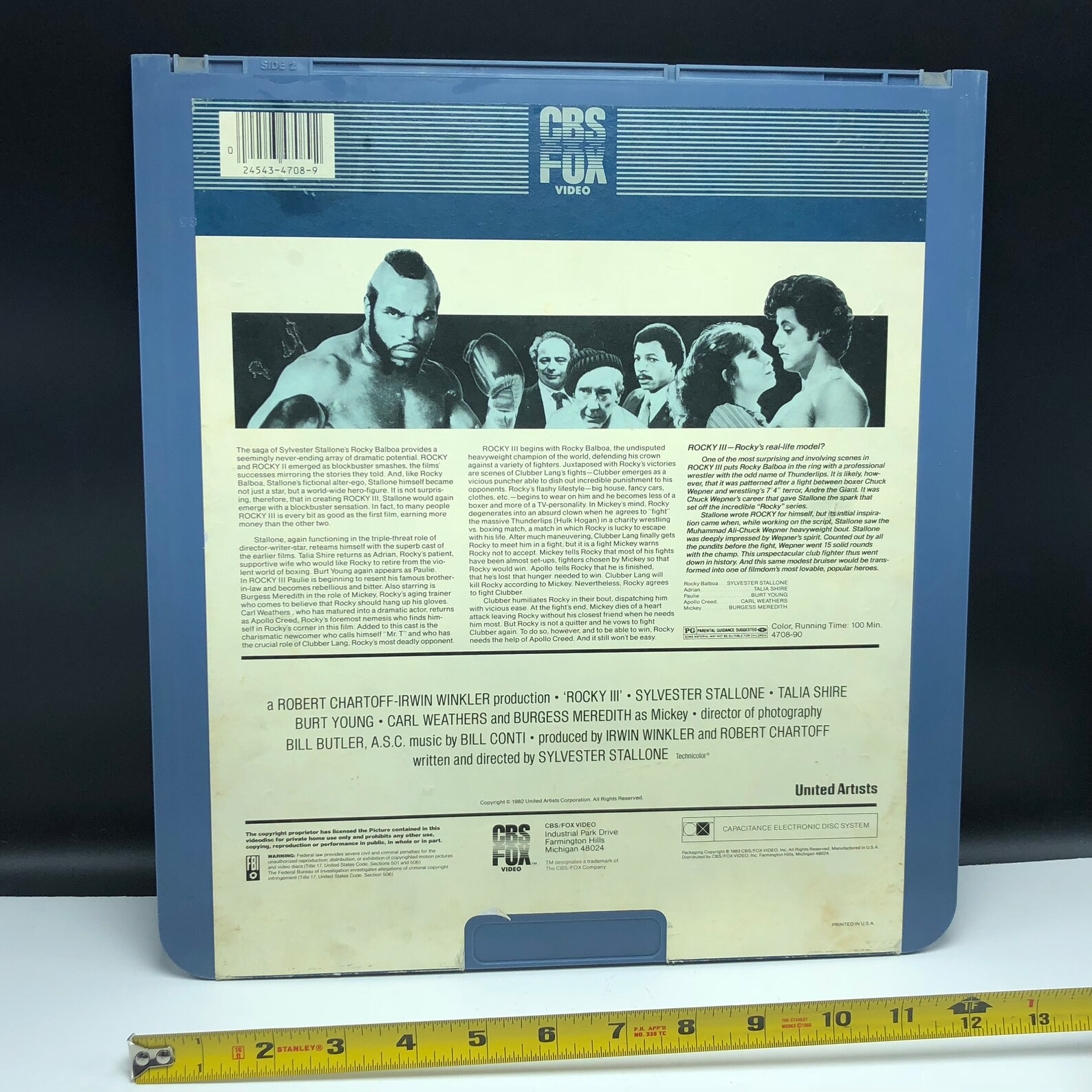 1983 VINTAGE SELECTAVISION VIDEODISC movie film video disc | Etsy