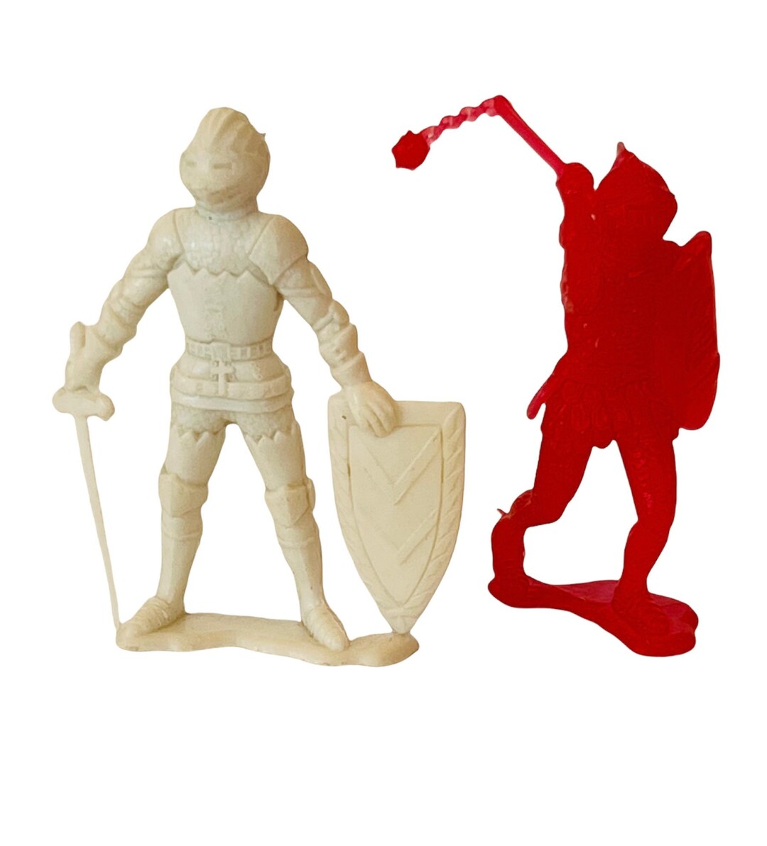 Buy Medieval Knight Vtg Plastic Toy Figures 1960s Britains Marx Mpc Lot ...