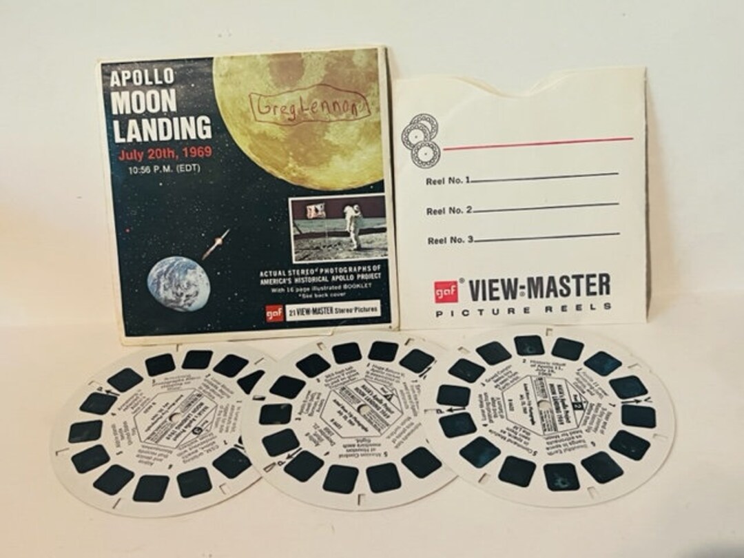 Viewmaster Sawyer Vtg Antique Toy Reel View Master 1948 Apollo - Etsy