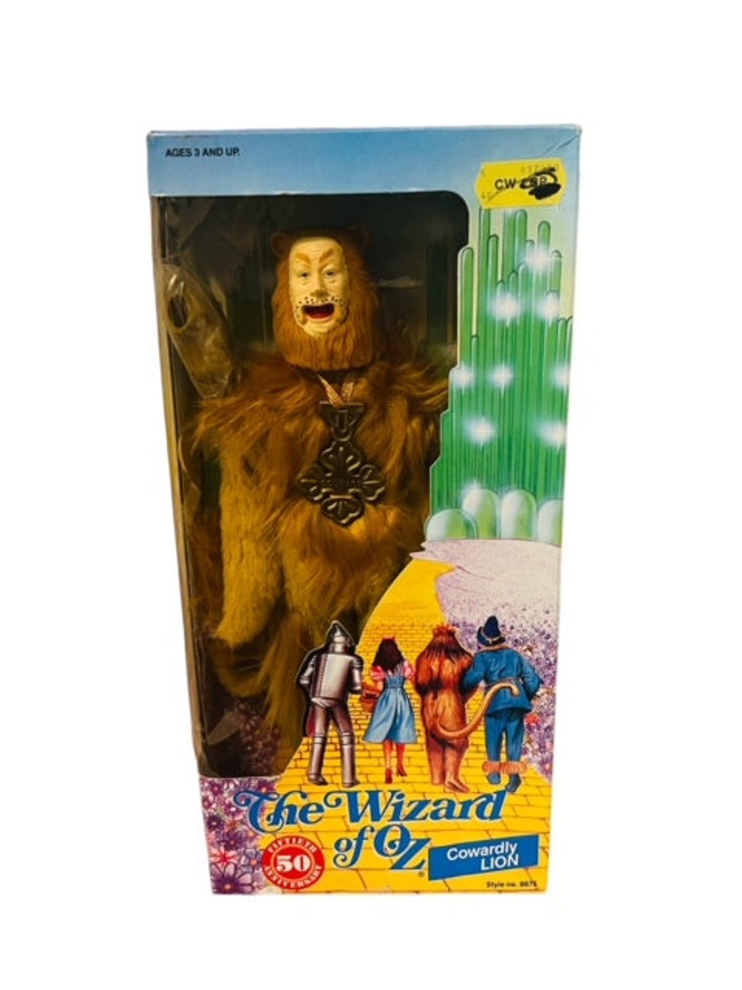 Wizard Oz Action Figure 1988 Loews Toy Box Doll 50th Anniversary ...