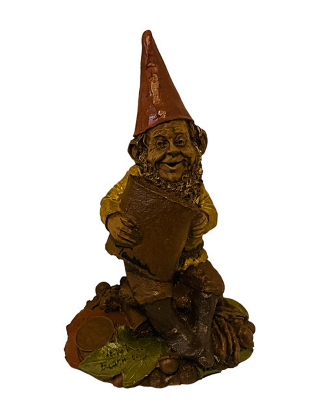 Tom Clark Gnome Figurine Vtg Sculpture Elf SIGNED Cairn Newt Pisces Fig ...