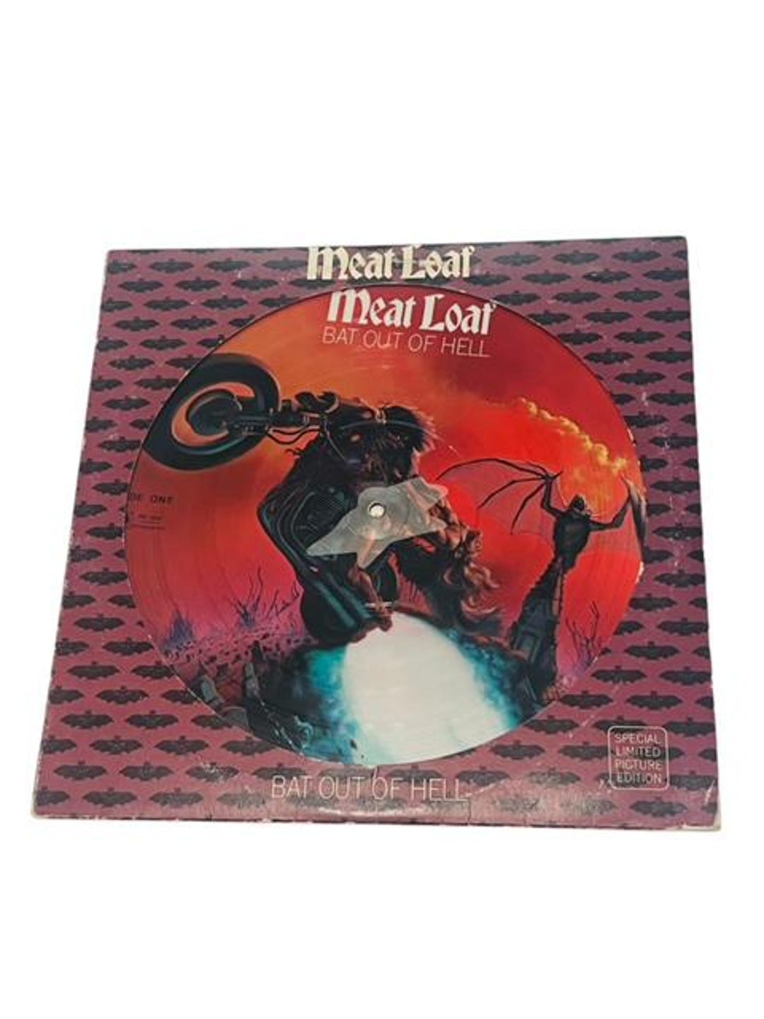 Meat Loaf Picture Disc Vinyl Record Album LP Case 12 Heavy Metal 1977 ...
