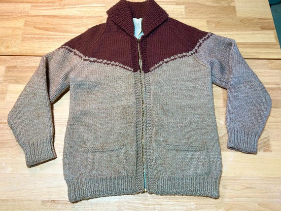 Vintage 1950s cowichan sweater - Gem Vintage 1950s cowichan sweater - Gem