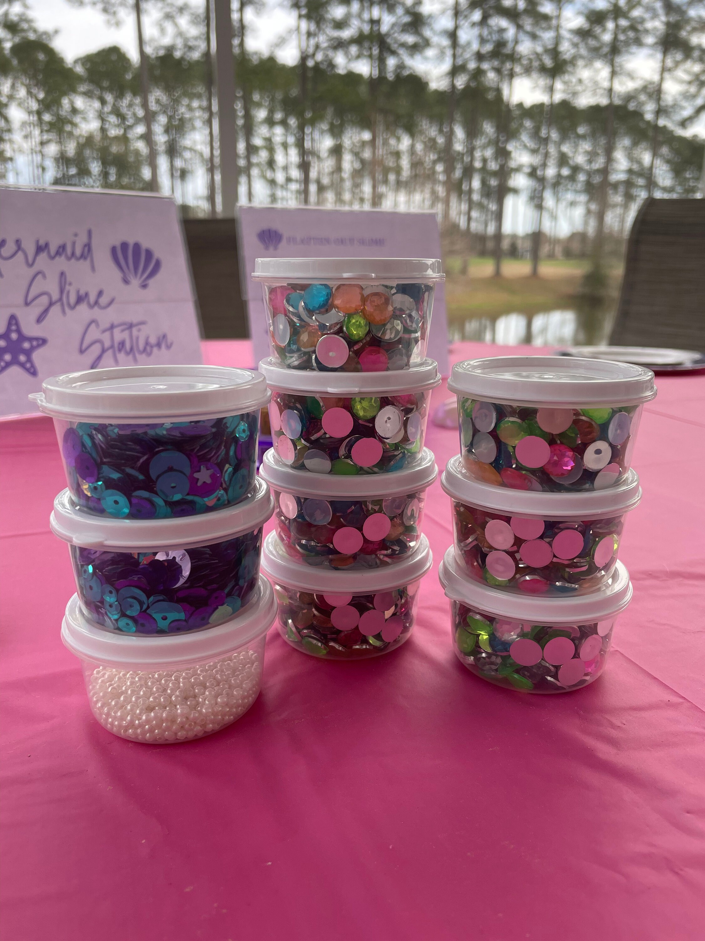 Mermaid Slime Kit Kids Birthday Party Set of 10 Slimes - Etsy