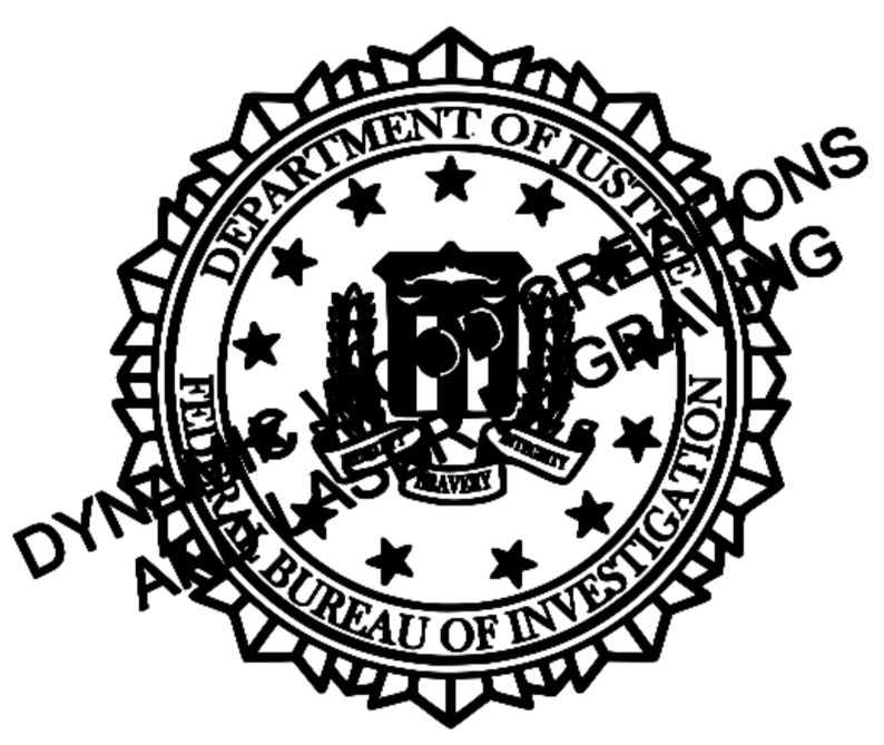 FBI Federal Bureau of Investigation SVG Seal Emblem Badge Special Agent ...
