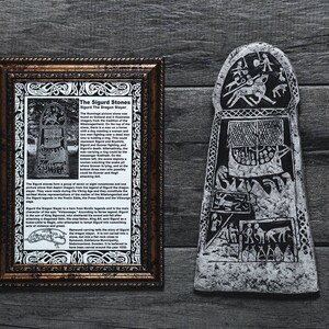 Hunninage Picture Stone Wall Hanging (sigurd the Dragon Slayer) - Etsy