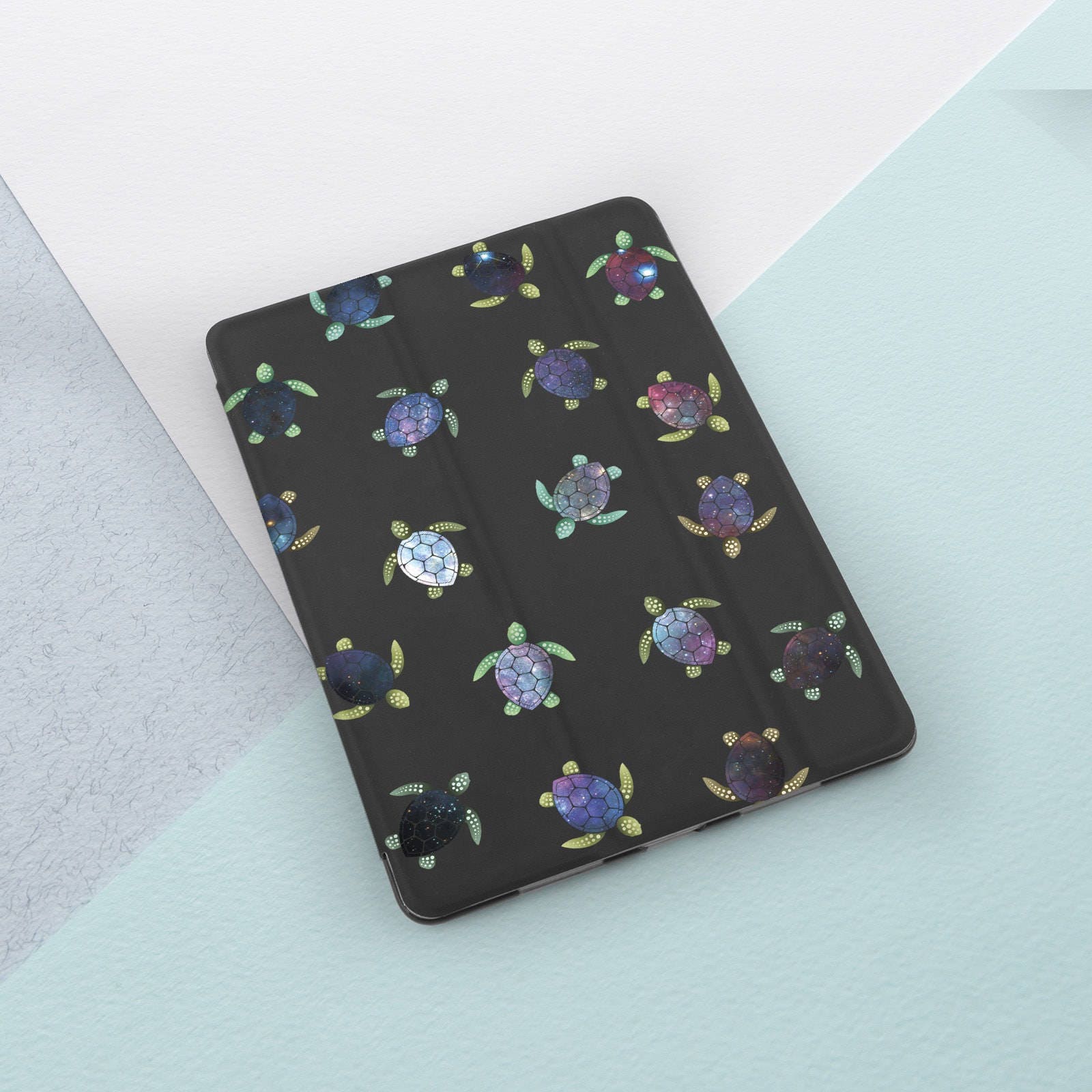 Turtle Ocean Space Animal Sea Galaxy Cute iPad Smart Cover Aesthetic ...