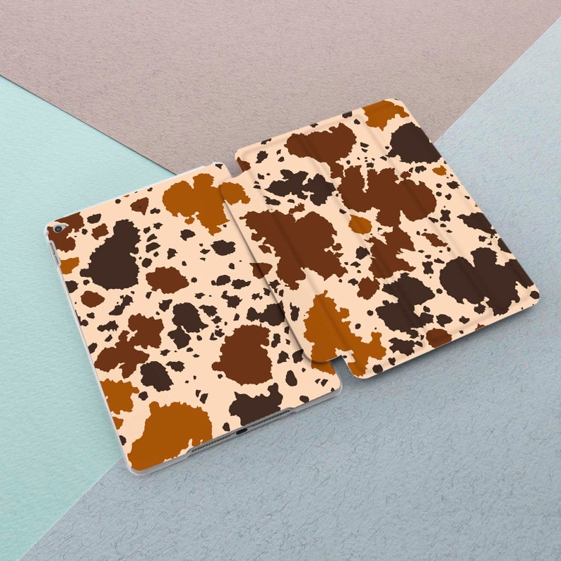 Cow Print Ipad Smart Case Ipad 8th Gen Ipad Case 12 9 Ipad - Etsy
