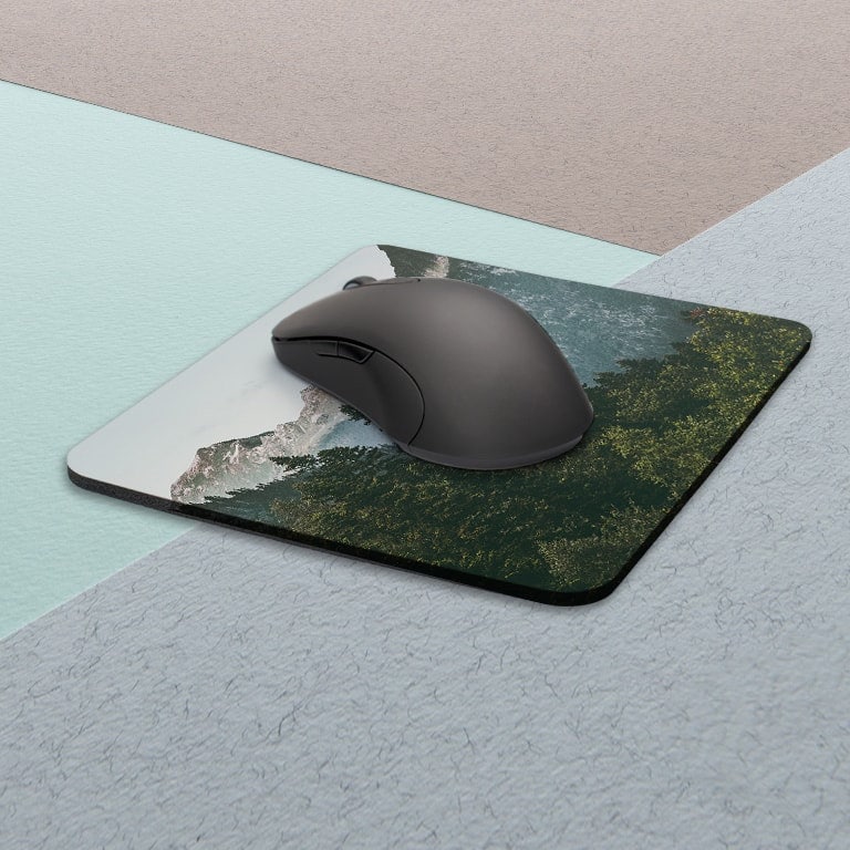 Mountain Mouse Pad Nature Mouse Pad Round Mousepad Office | Etsy