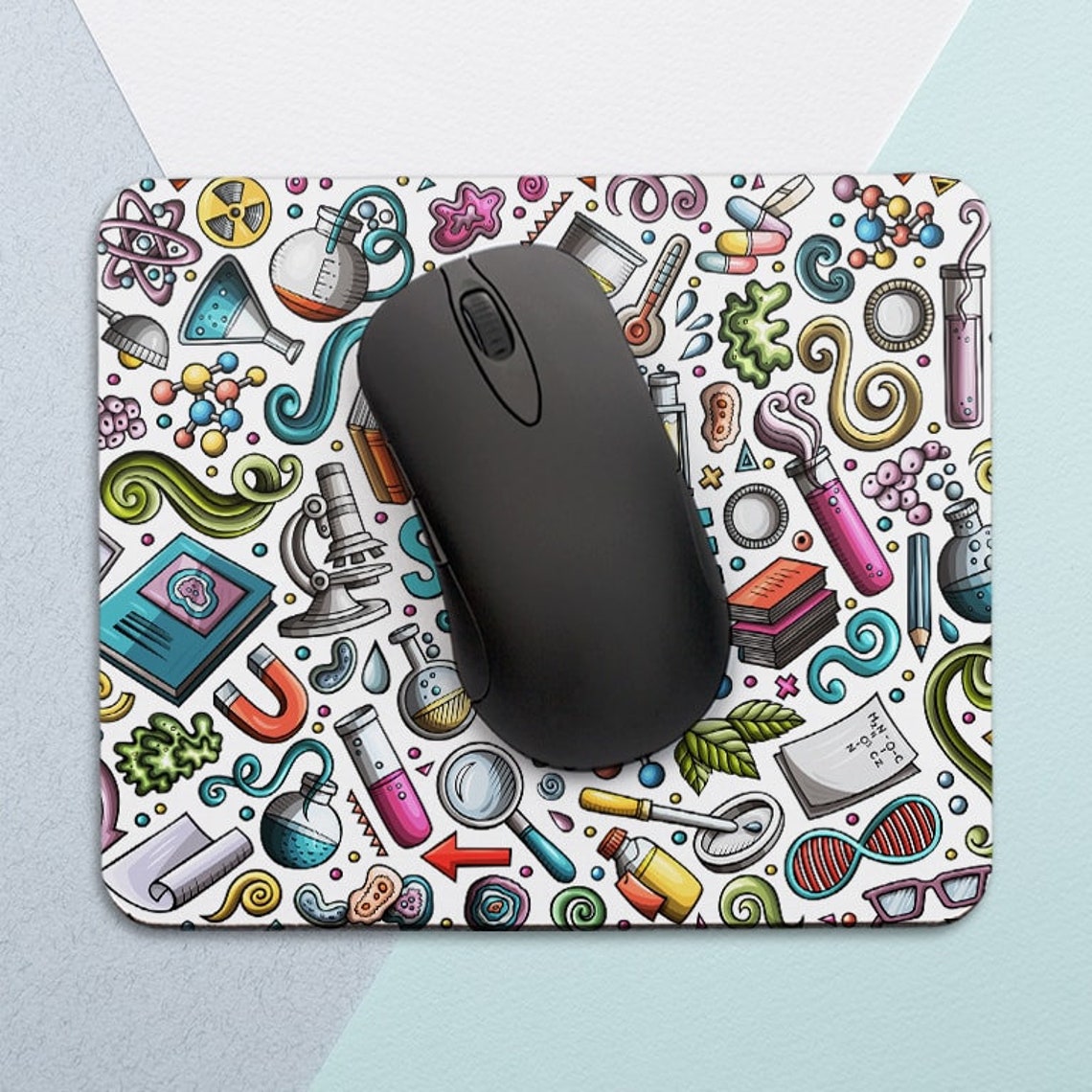 Science Mouse Pad Nerdy Mouse Pad Funny Mouse Pad Round Mousepad ...
