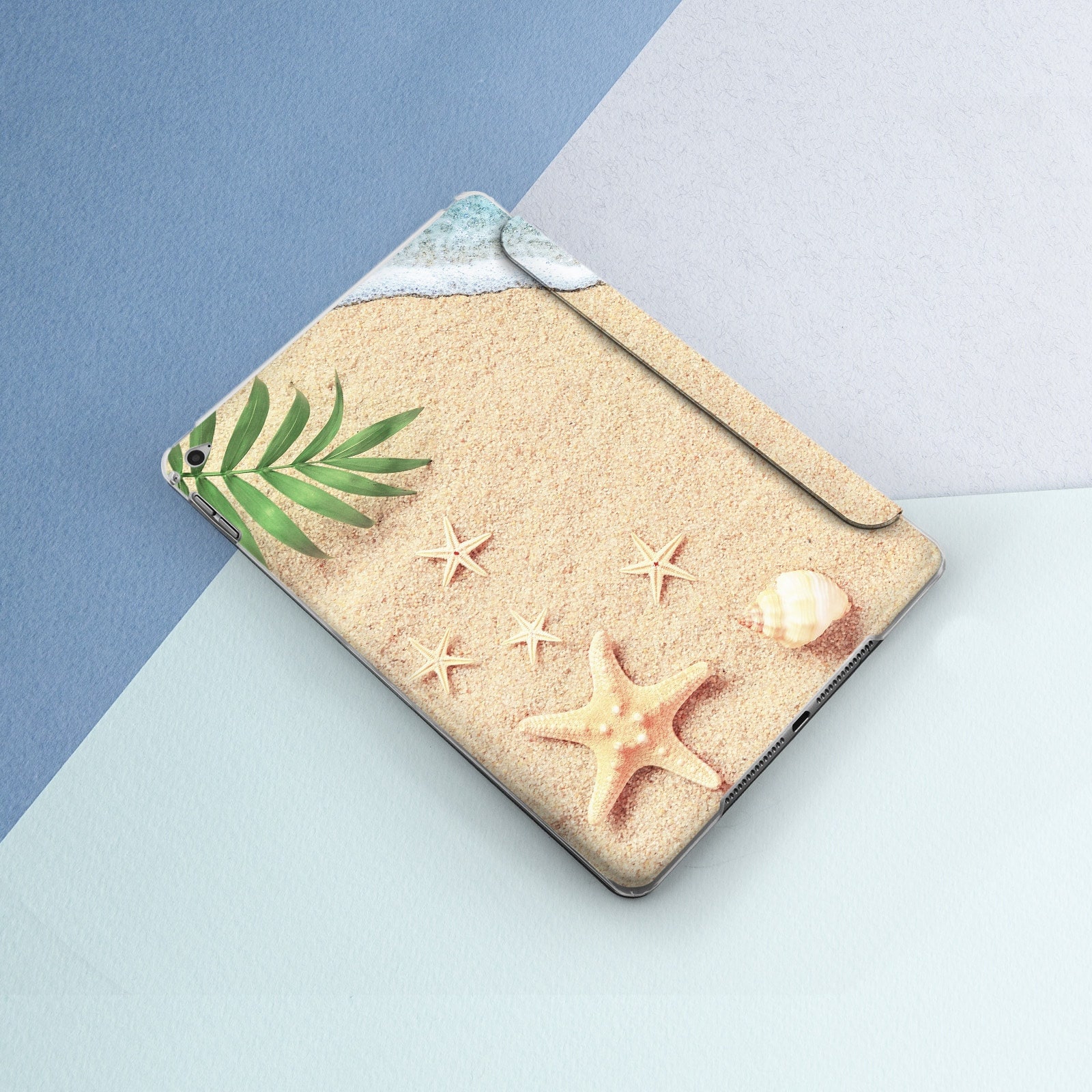 Beach iPad Case Ocean Personalized Custom Name Nature Palm Tree ...