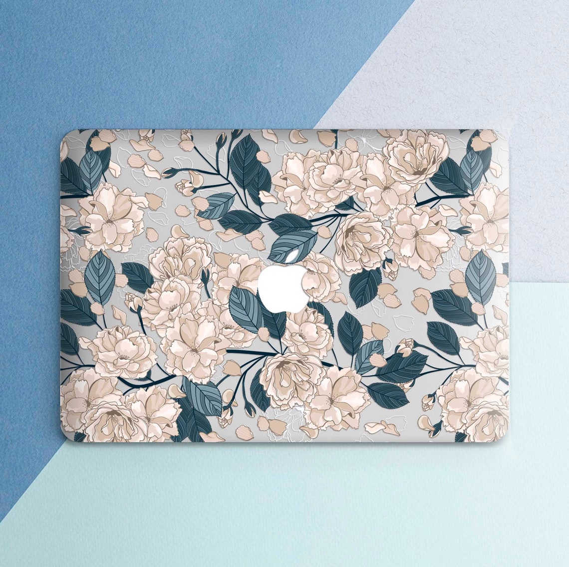 Macbook Vintage Floral Decor Macbook Case Clear Air 13 2019 - Etsy
