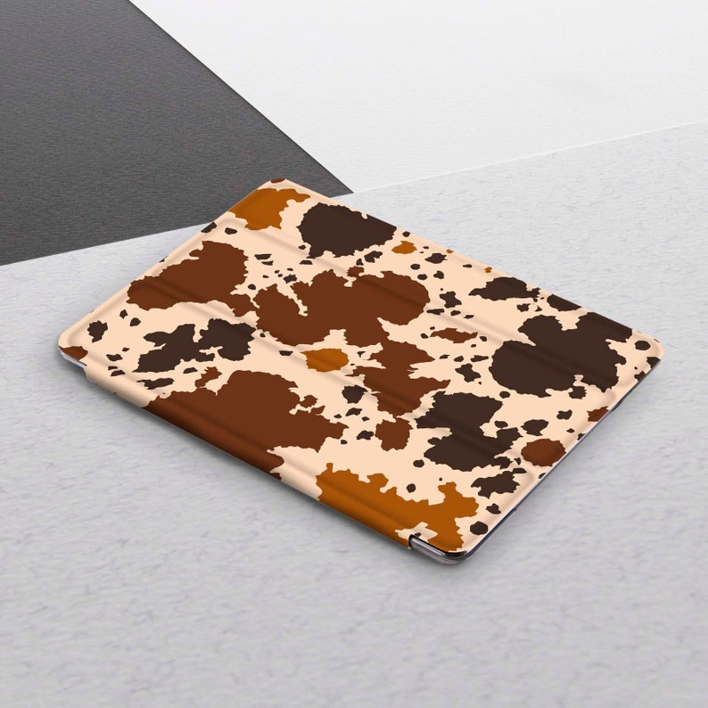Cow Print Ipad Smart Case Ipad 8th Gen Ipad Case 12 9 Ipad - Etsy