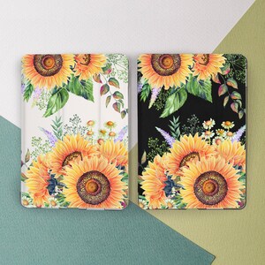 Sunflower iPad Case Flowers Cute Floral Leaf Yellow Flowers Summer ...