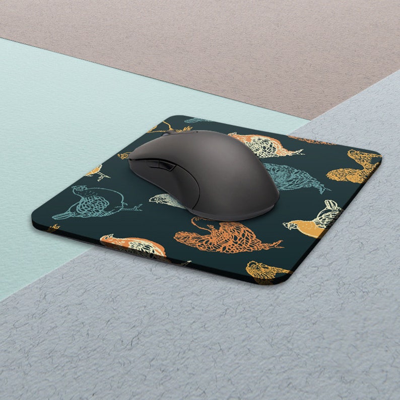 Mousepad Chicken Mousepad Bird Funny Square Mouse Pad Mouse Pad ...