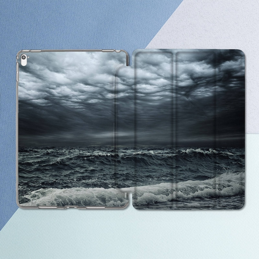Ocean iPad Case Beach Waves Nature Men Inspirational Nature Dark Water ...