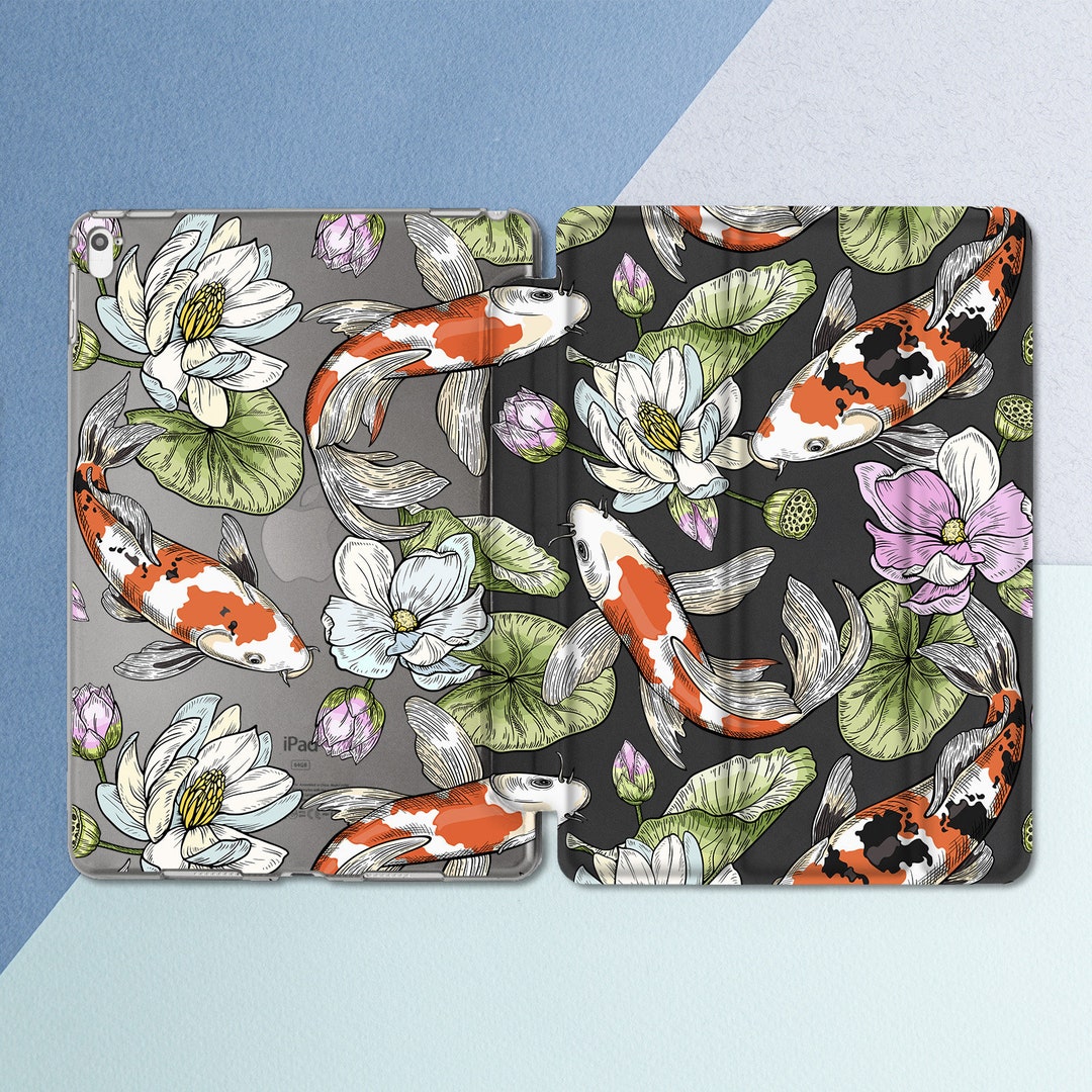 Koi Fish iPad 2020 Case iPad Smart Case iPad Air 4 iPad 8th Gen iPad 10 ...