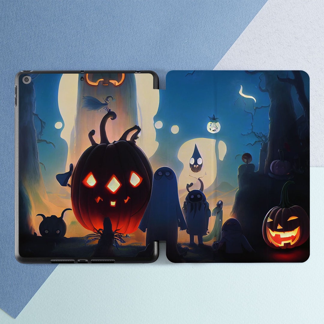 Halloween Pumpkin iPad Case With Pen Slot iPad Case Spooky - Etsy