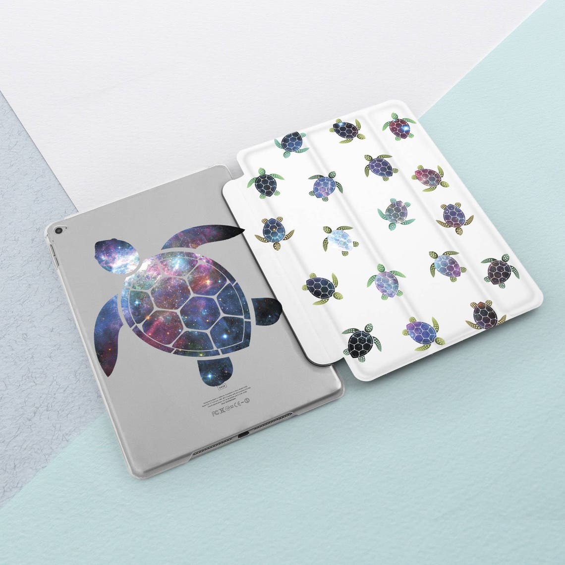 Turtle Ocean Space Animal Sea Galaxy Cute iPad Smart Cover Aesthetic ...