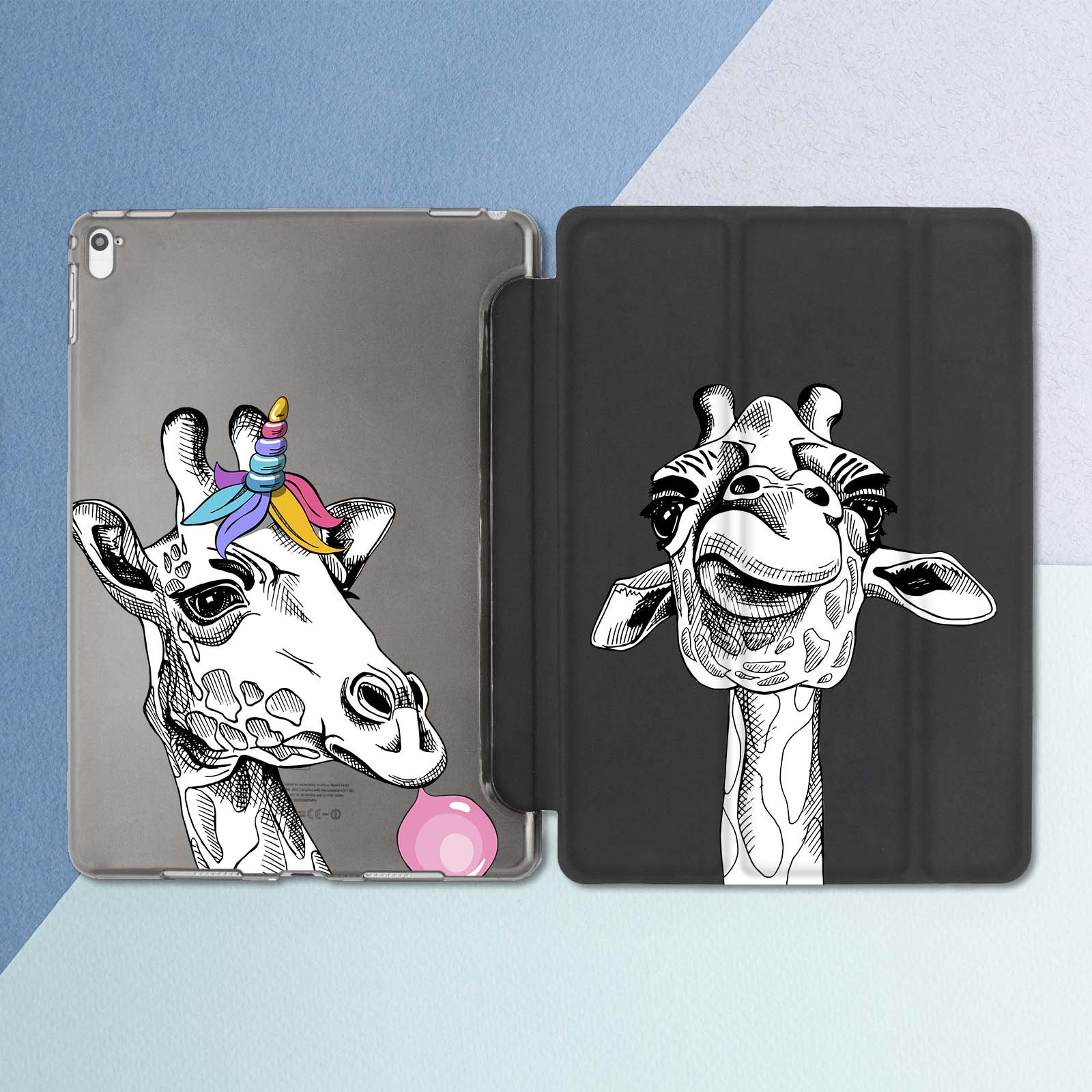 Giraffe iPad Case Cute Funny Animal iPad Giraffe Unicorn Africa Table ...