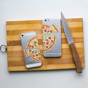 Pizza iPhone Case Couple Best Friend Cute iPhone X Xs Max XR Food ...