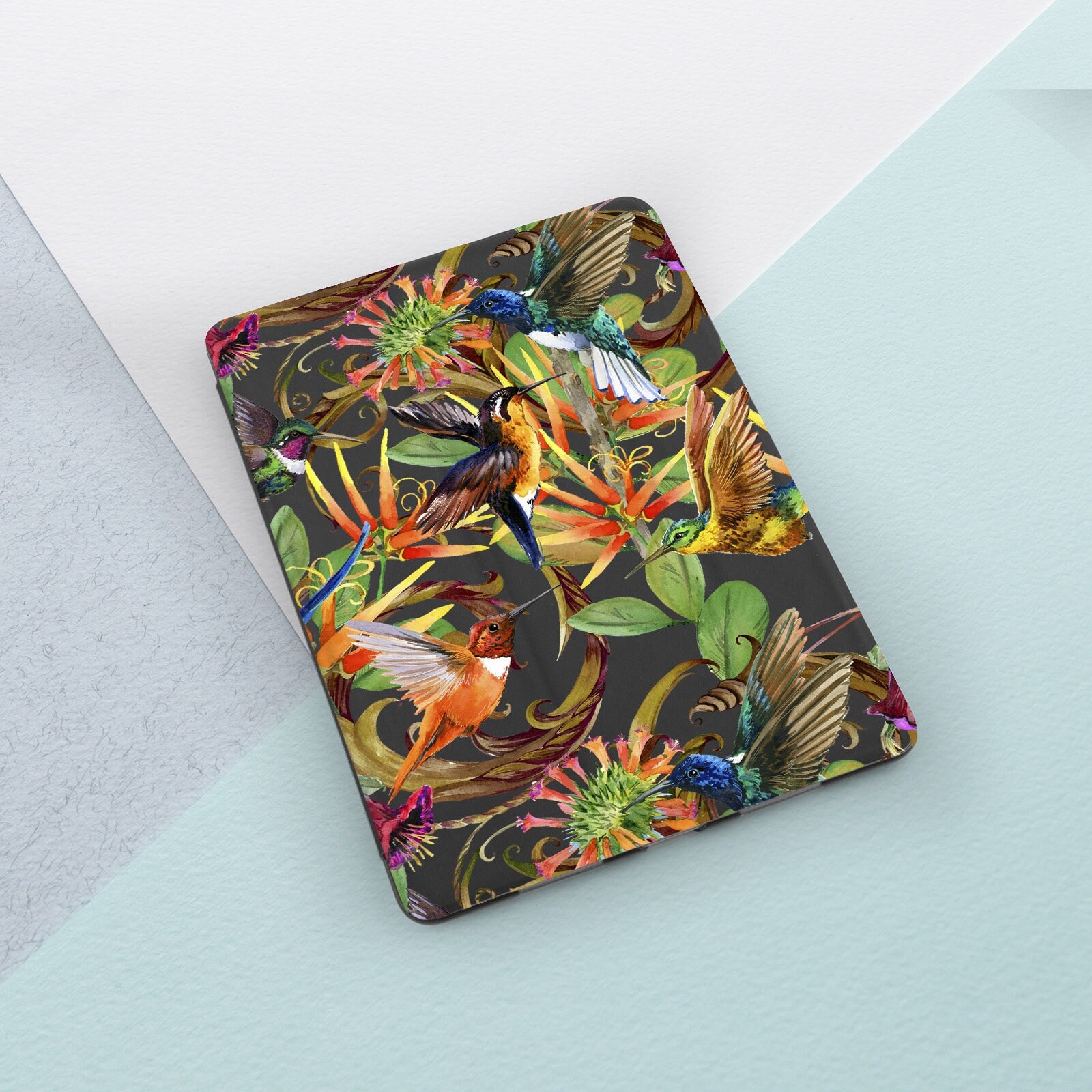 Tropical Ipad Case Hummingbird Watercolor Cute Floral Ipad 9.7 | Etsy