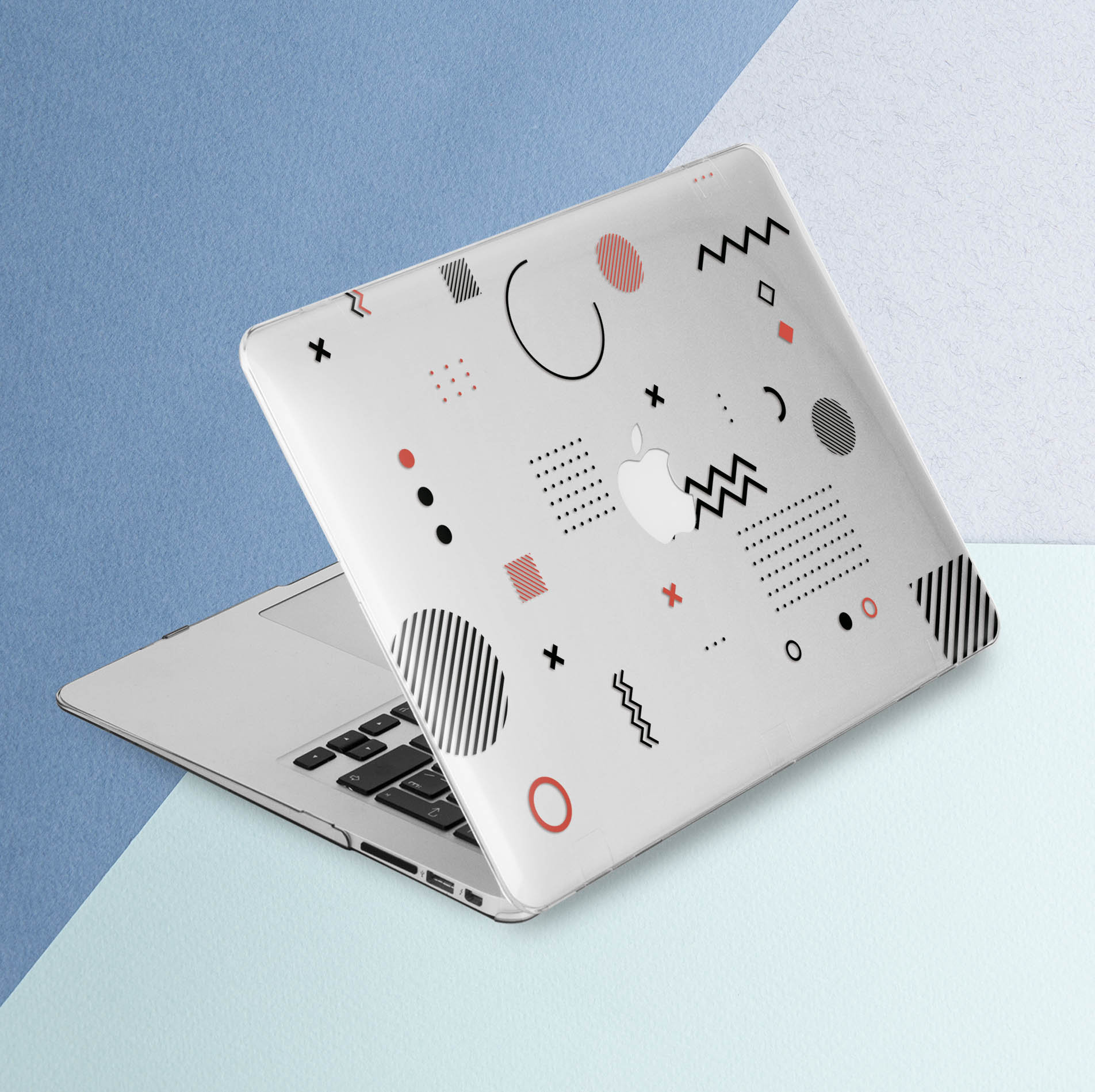 Macbook Case Simple Geometric Pattern Air 13 2018 Case Macbook | Etsy