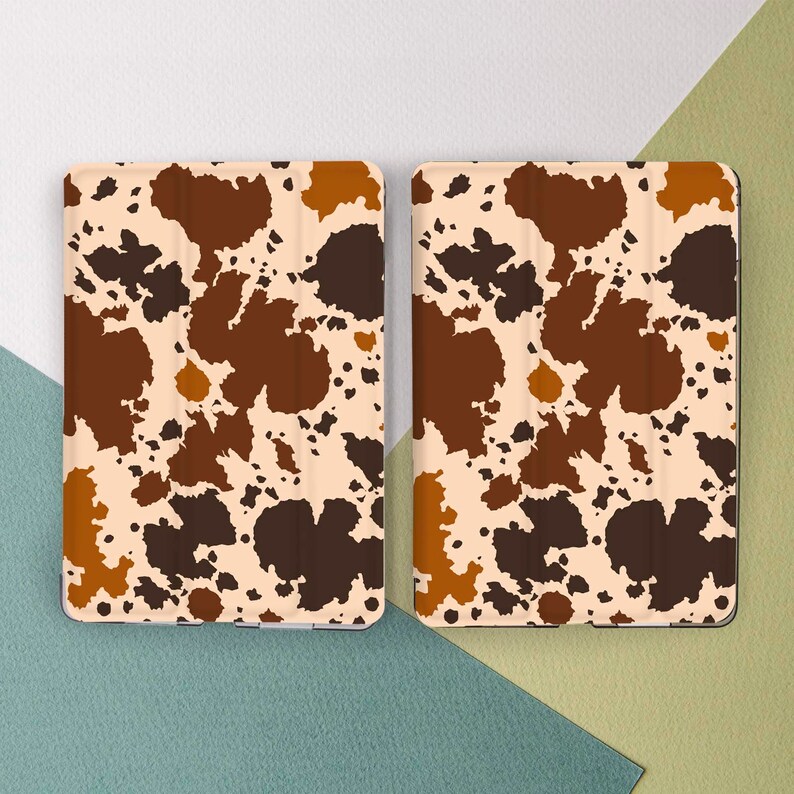 Cow Print Ipad Smart Case Ipad 8th Gen Ipad Case 12 9 Ipad - Etsy