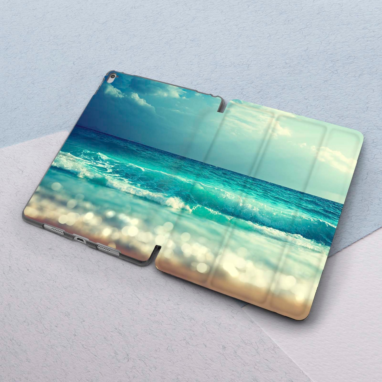 Buy Ipad Case Ocean Light Blue Case Ipad Case Beach Summer Sky Online ...
