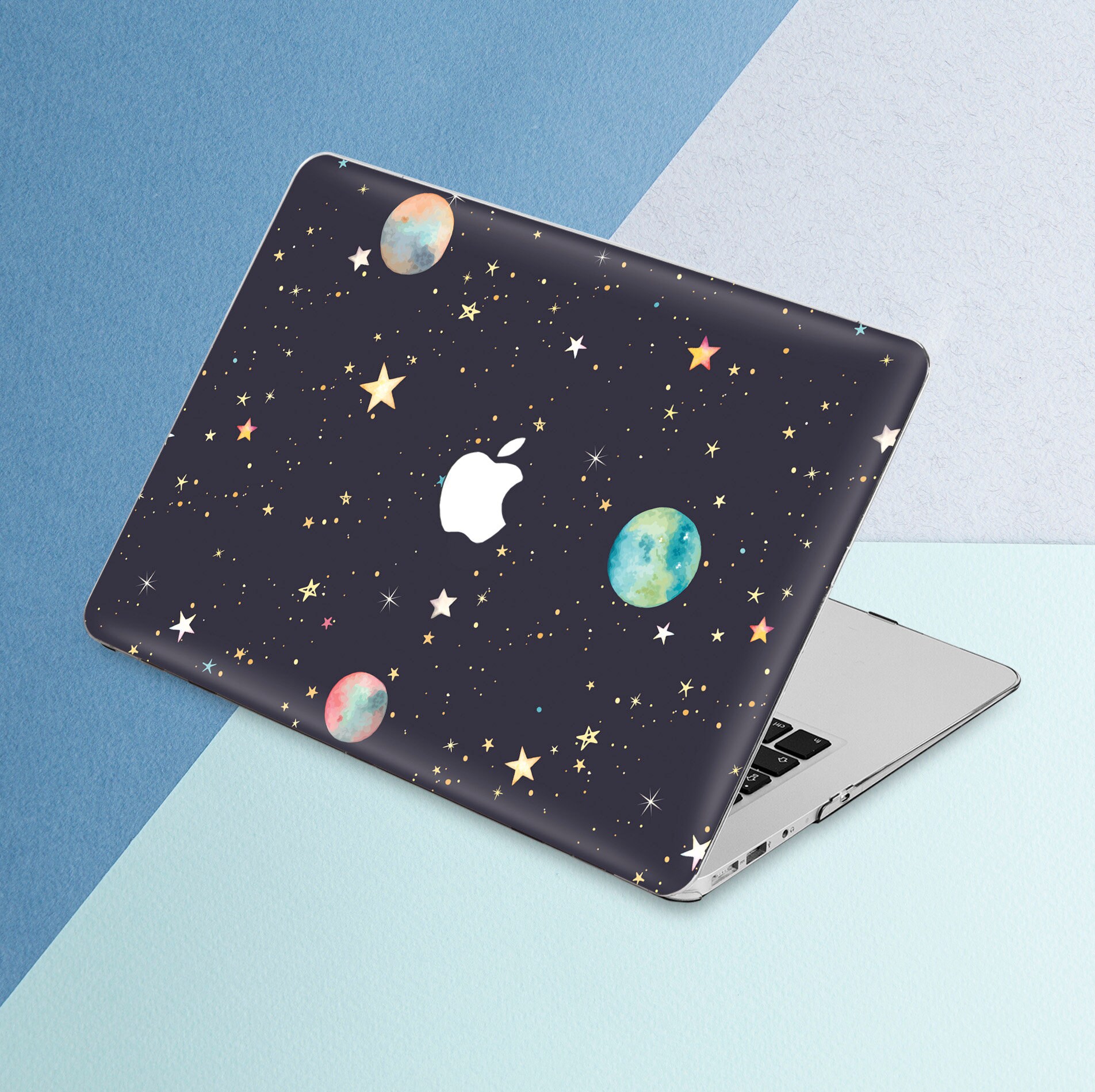 Stars Macbook Case Cute Watercolor Space Macbook Pro 13 Inch - Etsy