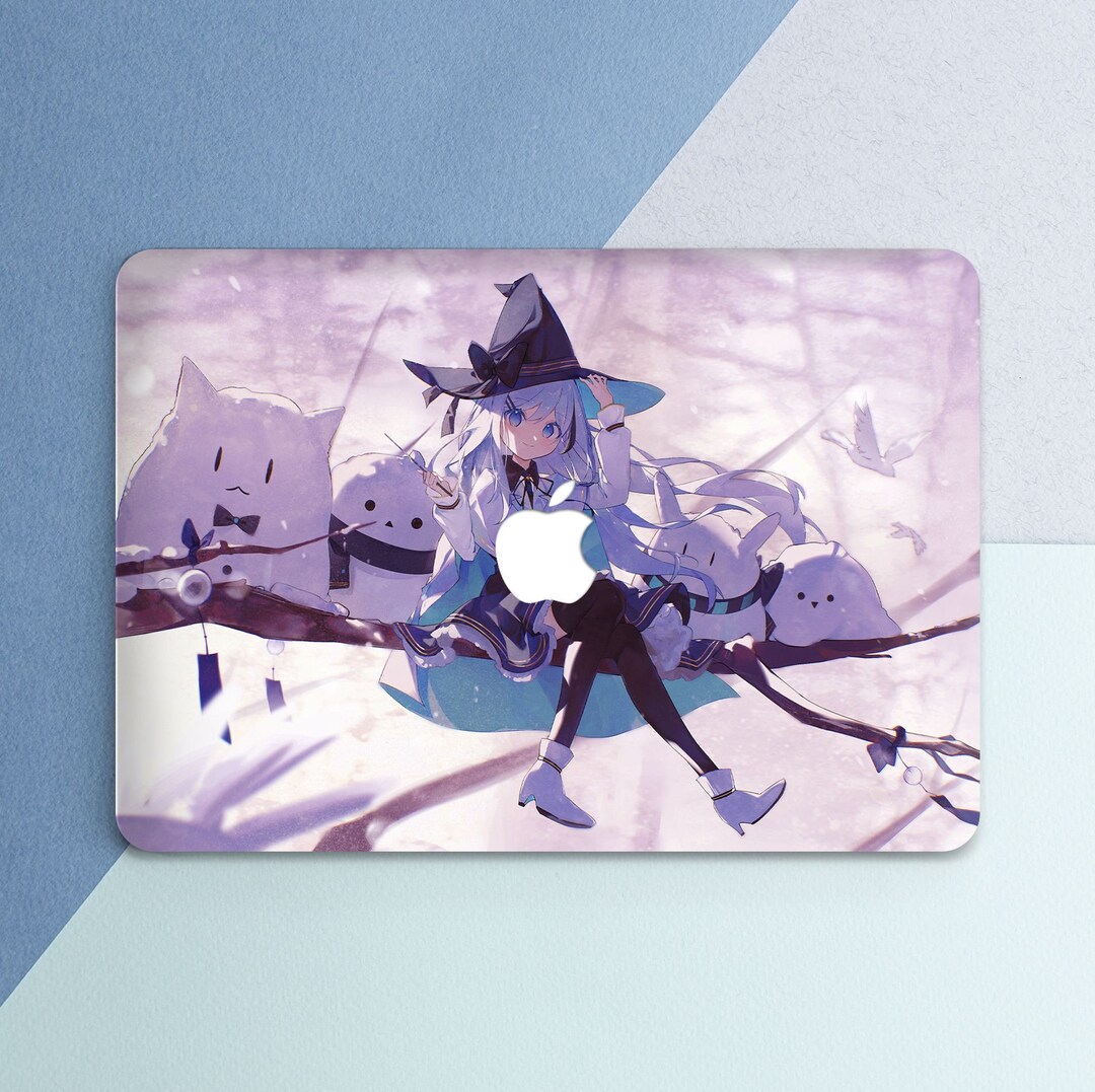MacBook Case Anime Kawaii Girl Art MacBook Case Cute Funny Animal Art ...