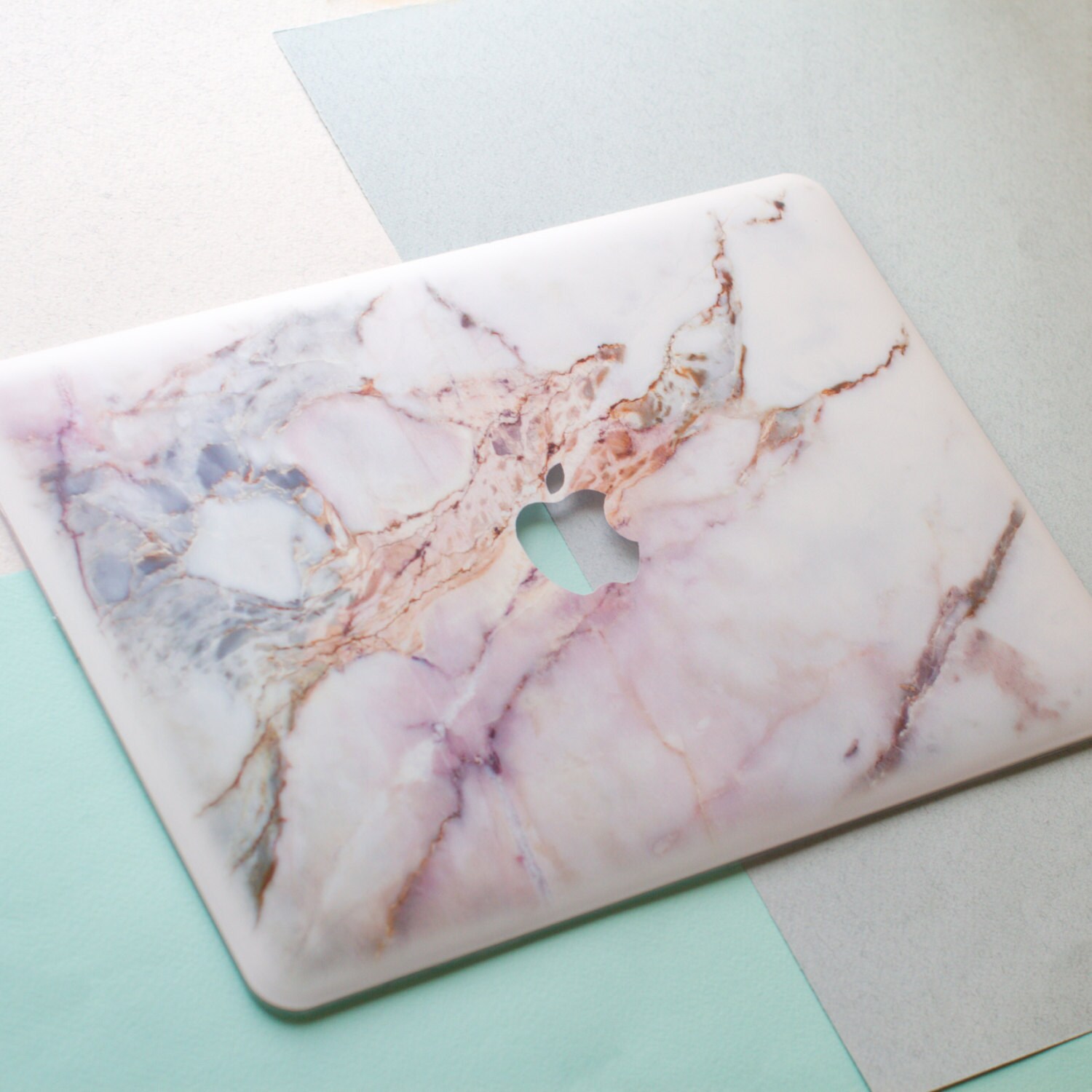 Rose Gold Marble Macbook Case Marble Pink Girl Cute Macbook - Etsy