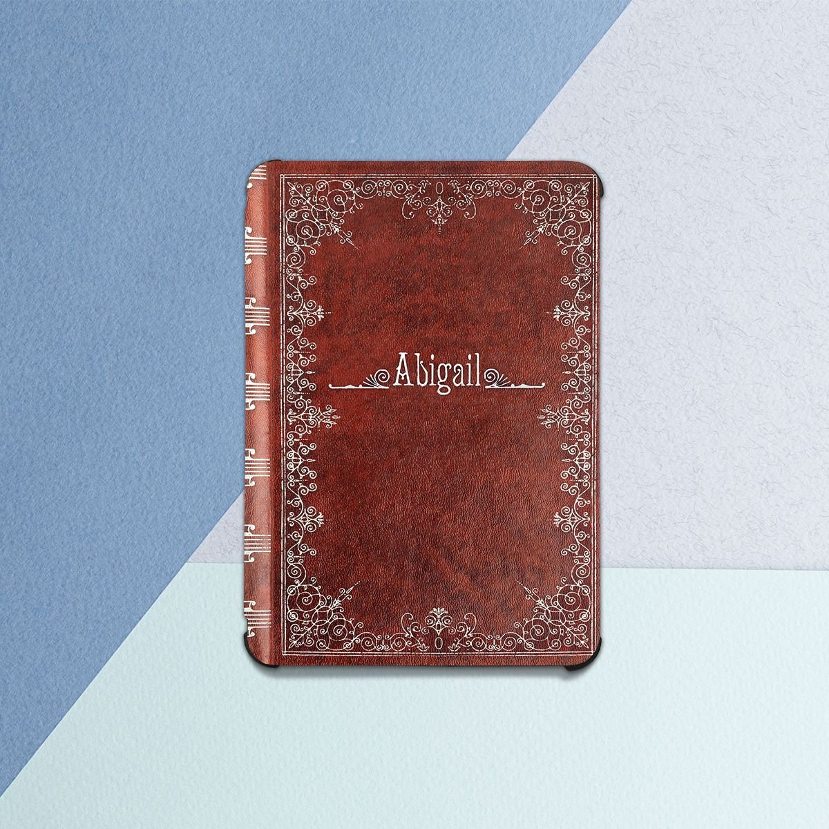 Kindle Case Book Print Deep Red Case Kindle Case Vintage Personalized ...