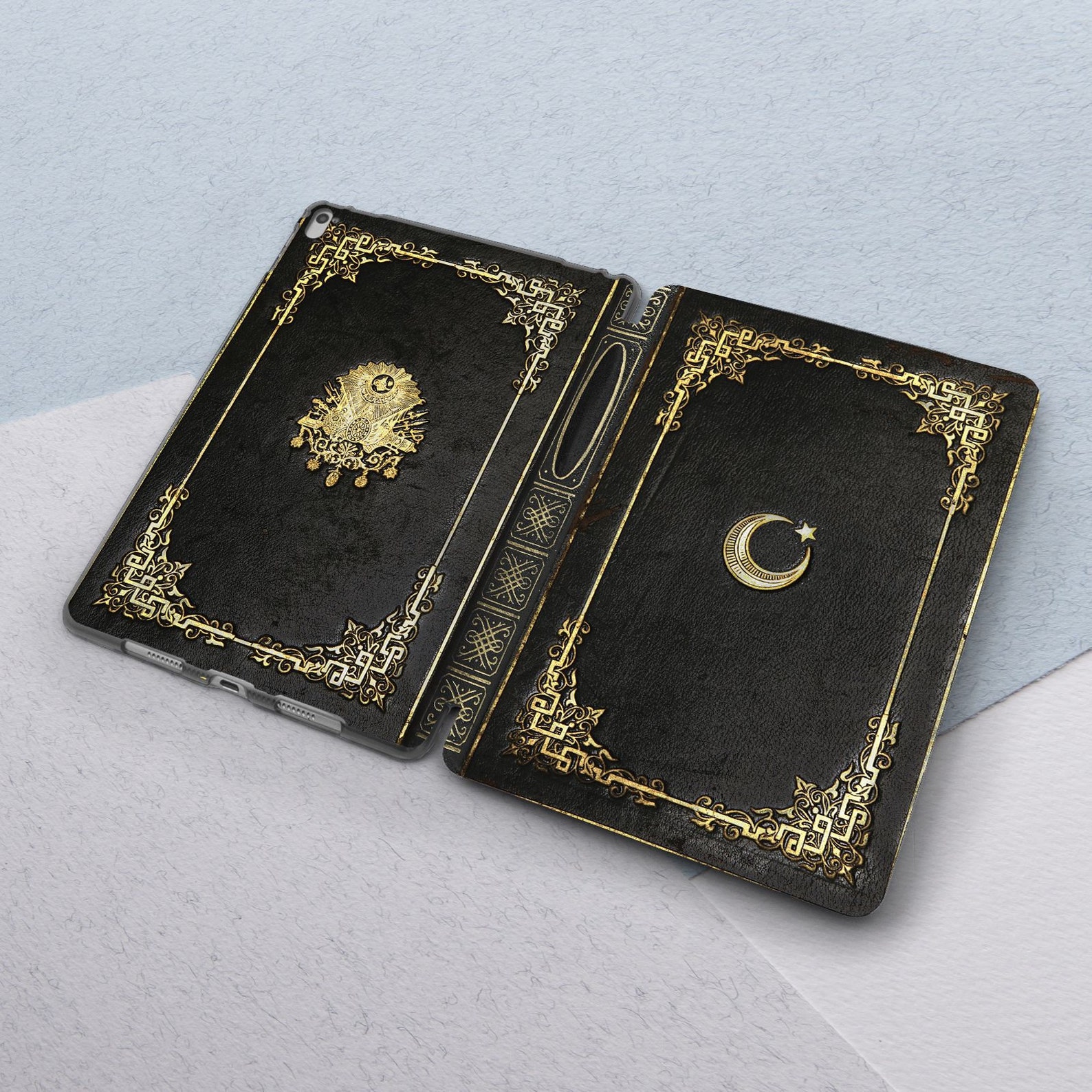 Ipad Case Moon Case That Looks Like Book Ipad Case Elegant - Etsy