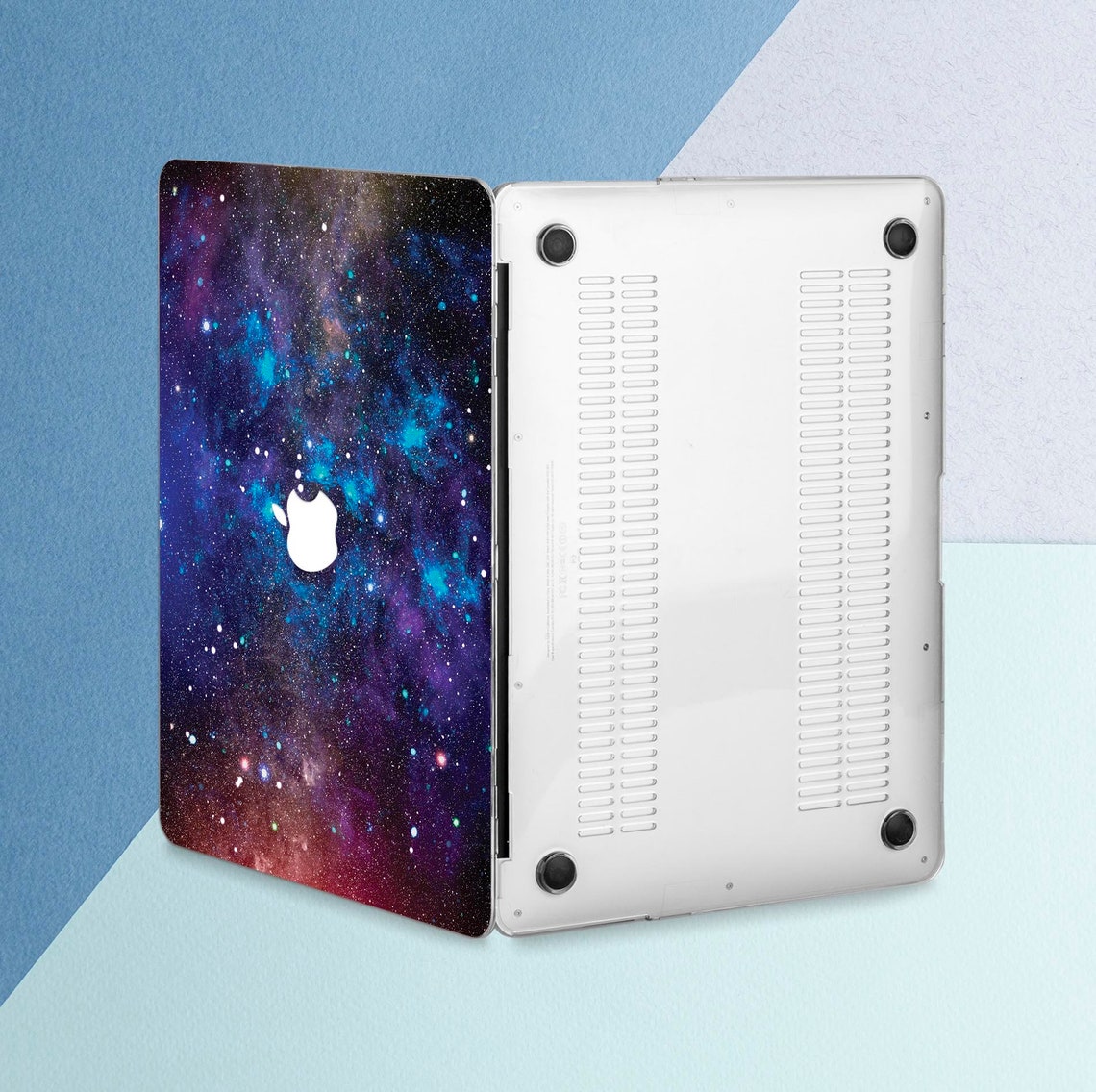 Space MacBook Case Galaxy Stars Blue MacBook Pro 13 Inch Colorful Black ...