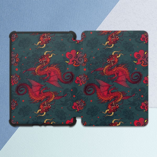 Kindle Dragon Case - Etsy