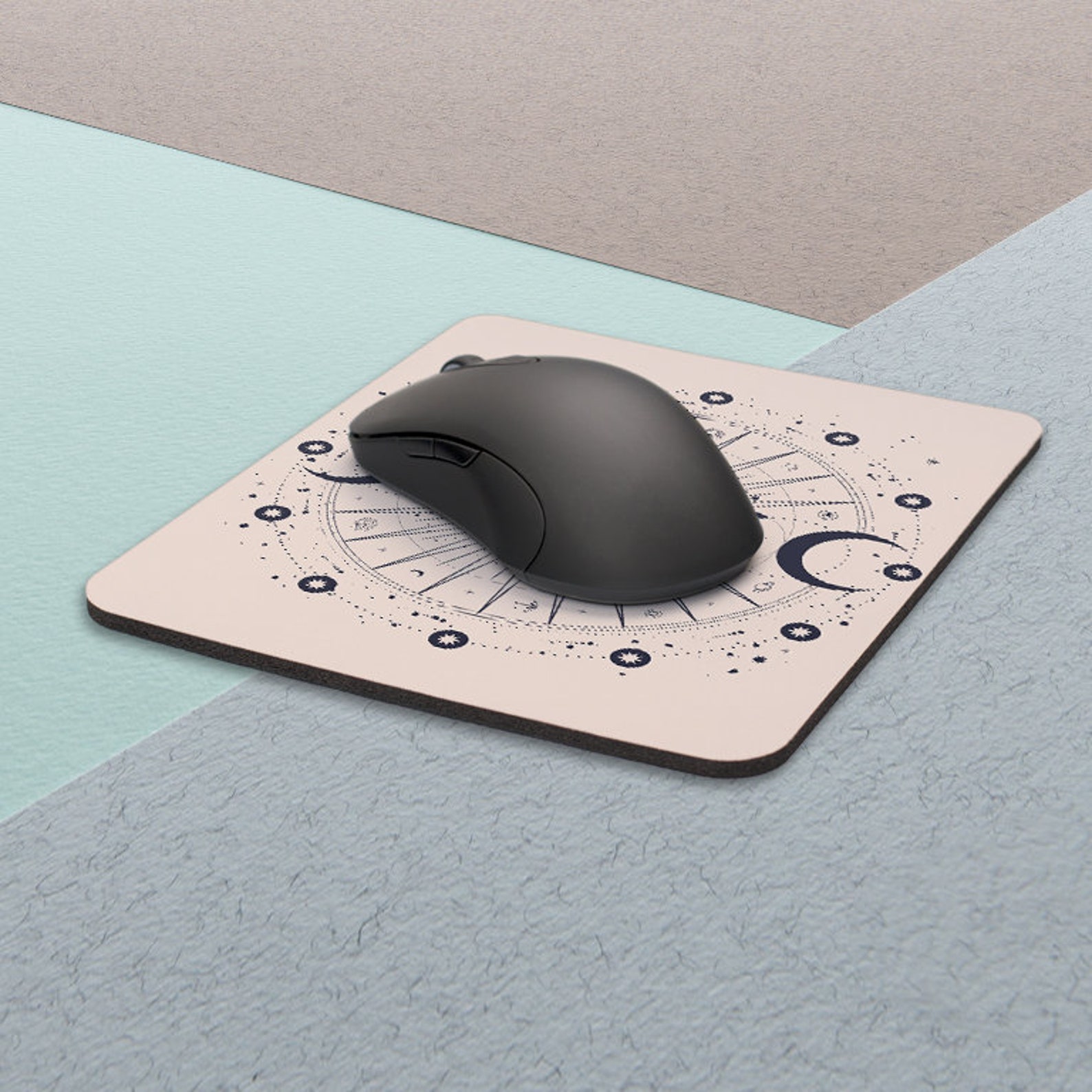 Mousepad Moon Gothic Decor Mousepad Sun Teachers Gift Table - Etsy