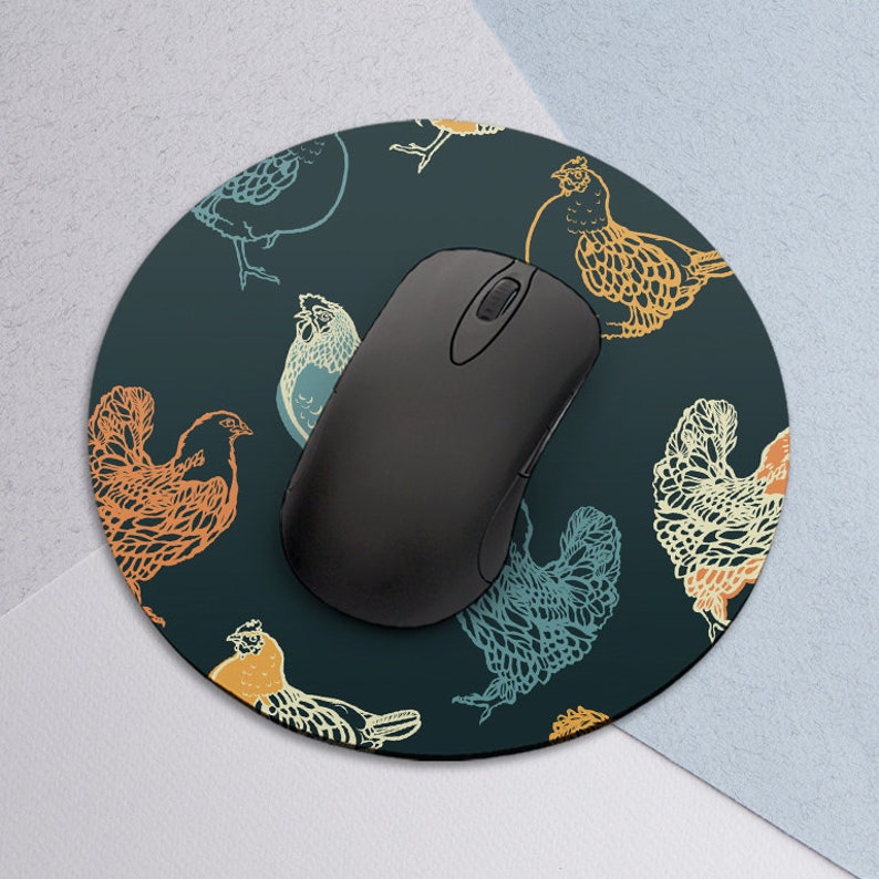 Mousepad Chicken Mousepad Bird Funny Square Mouse Pad Mouse Pad ...