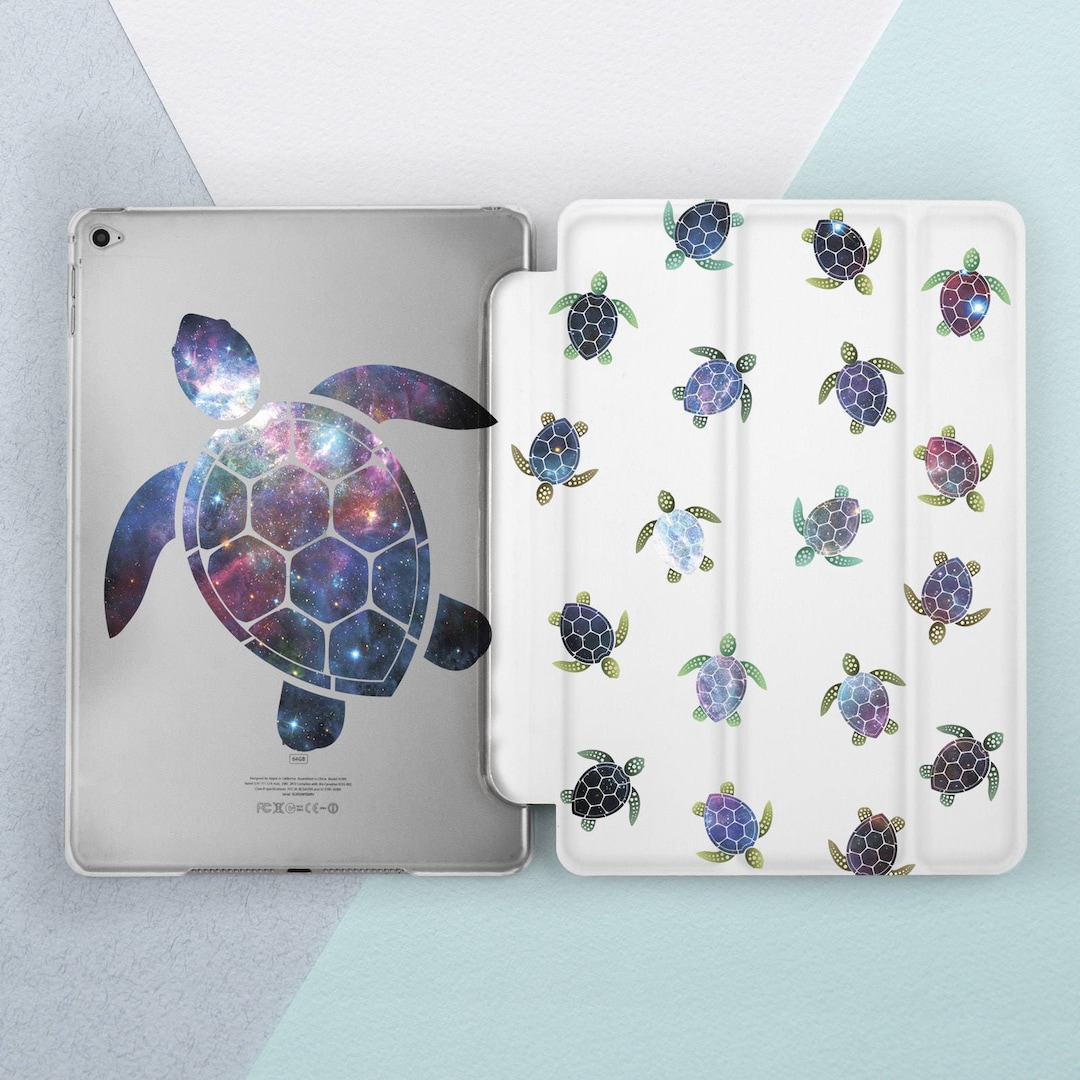 Turtle Ocean Space Animal Sea Galaxy Cute iPad Smart Cover Aesthetic ...